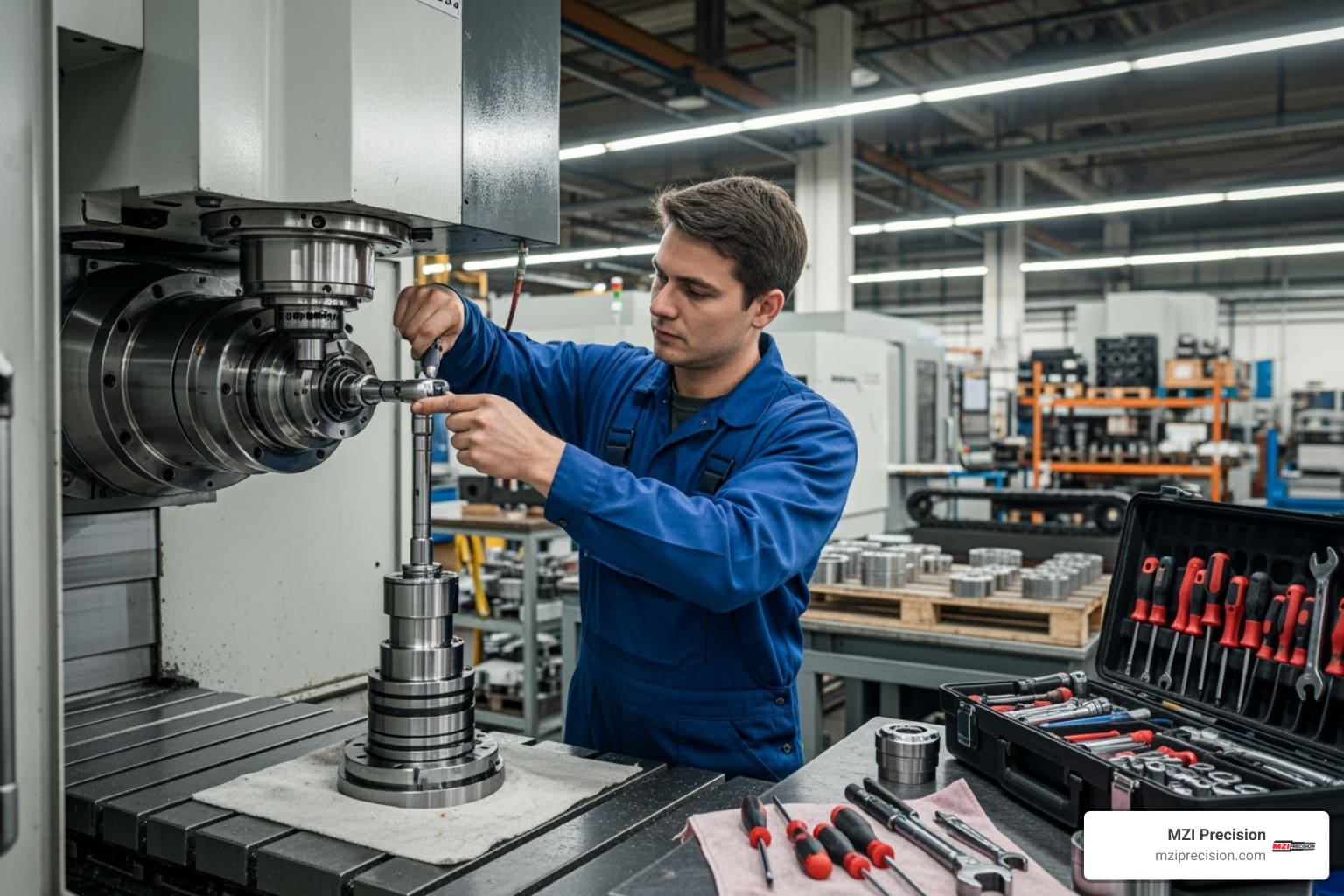 On site milling machines spindle repair: 1 Day Master